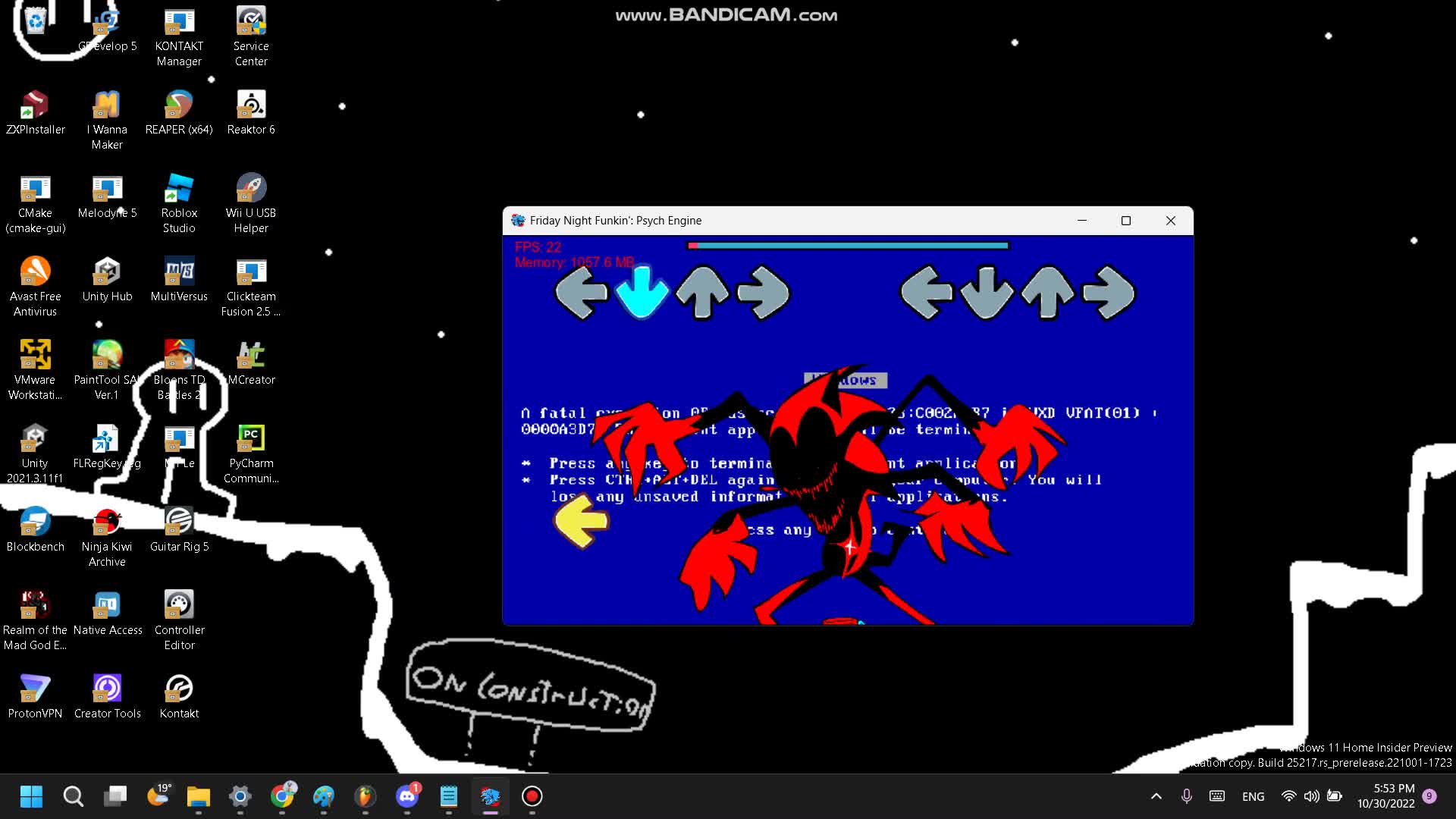 flaoting windo (shit goes faster in reality)
