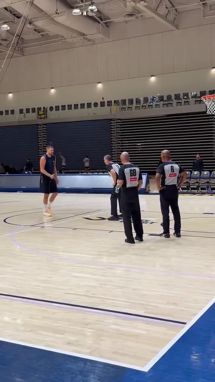 Watch Bennett Durando - Nuggets brought in NBA refs to officiate a ...