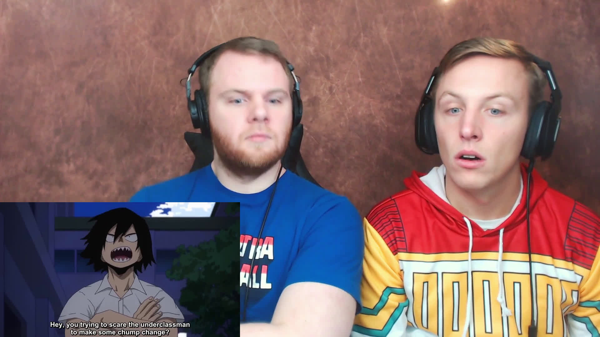 Watch SOS Bros React - My Hero Academia Season 4 Episode 9 - Red Riot ...