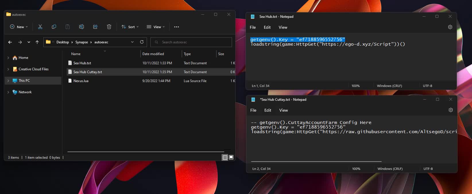 Setup Cuttay Auto Leave