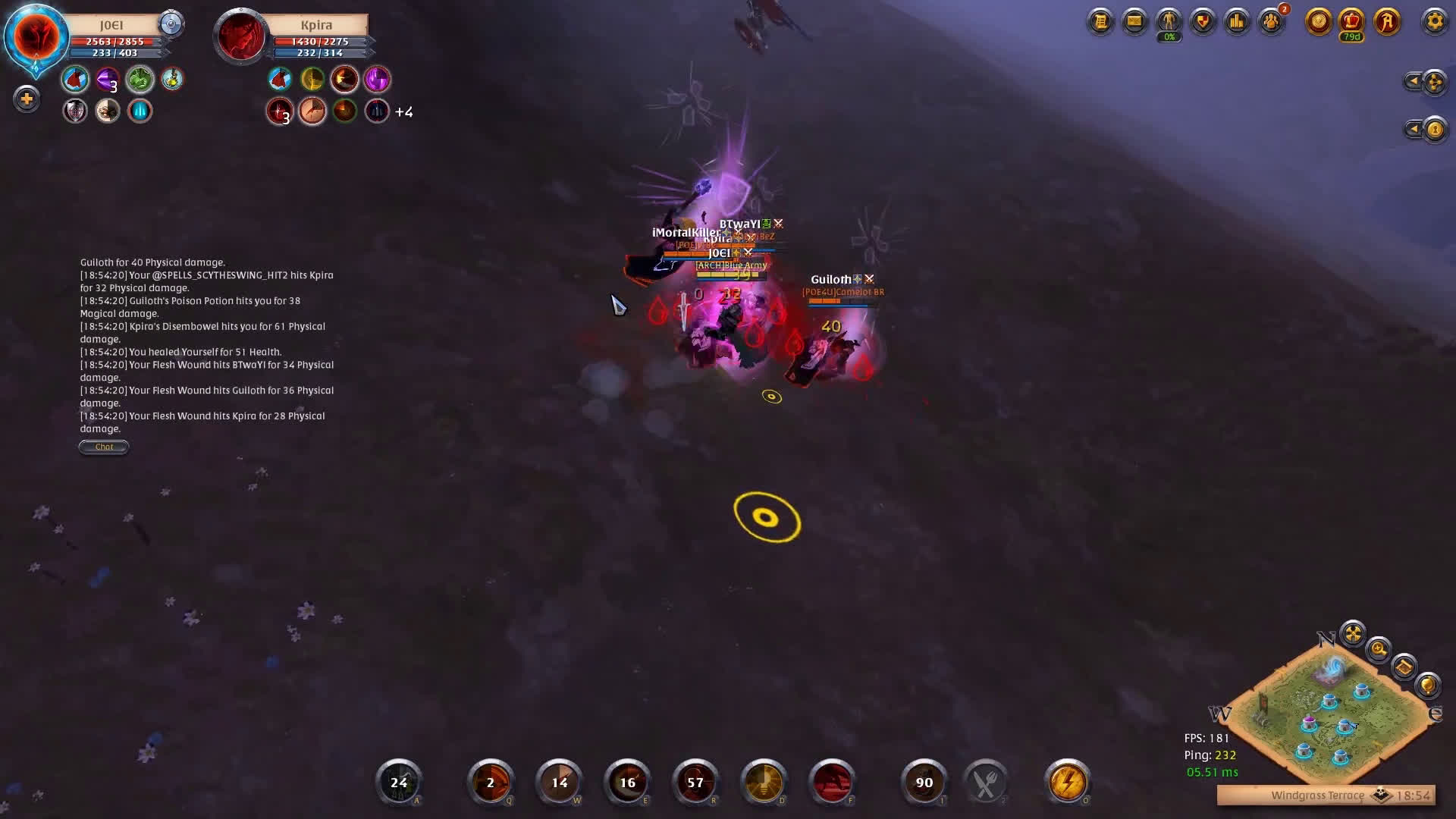 I'm getting ganked! I'm dead...