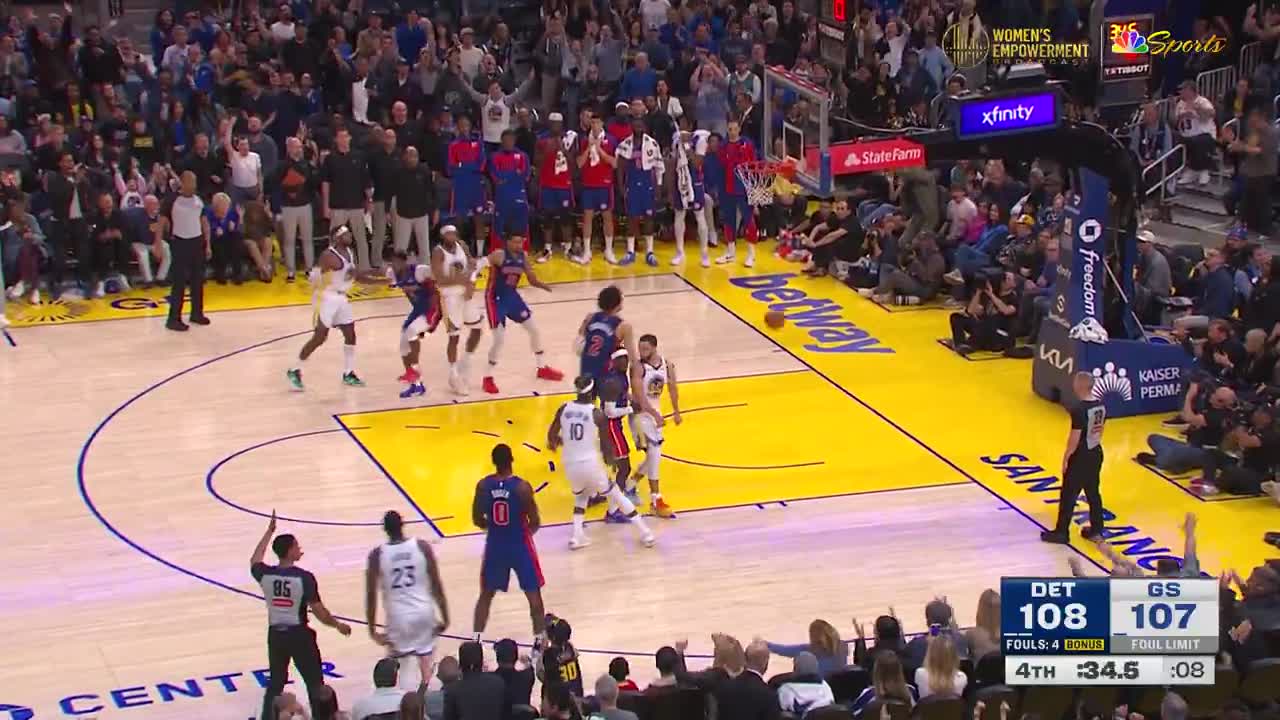 Watch Golden State Warriors - DRAYMOND GREEN FOR THREE ☔️ 📺 @NBCSAuthentic | Streamable