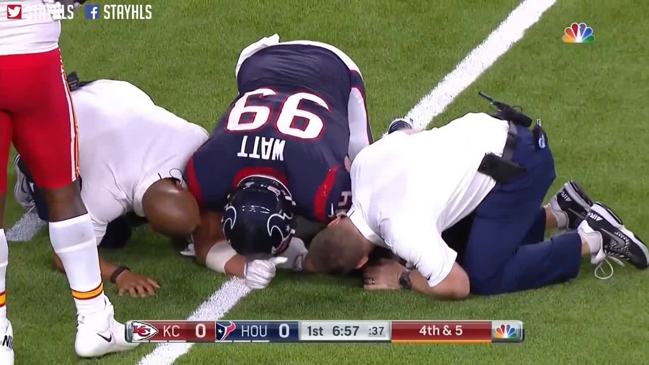 Watch J.J. Watt - Injury ! - Houston Texans vs Kansas City Chiefs - NFL ...