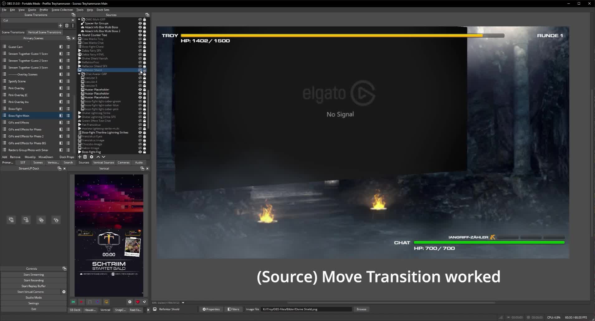 Watch Bug | Move 3.1.1 | OBS 31 | Source Move Transition sometimes doesn't work | Streamable