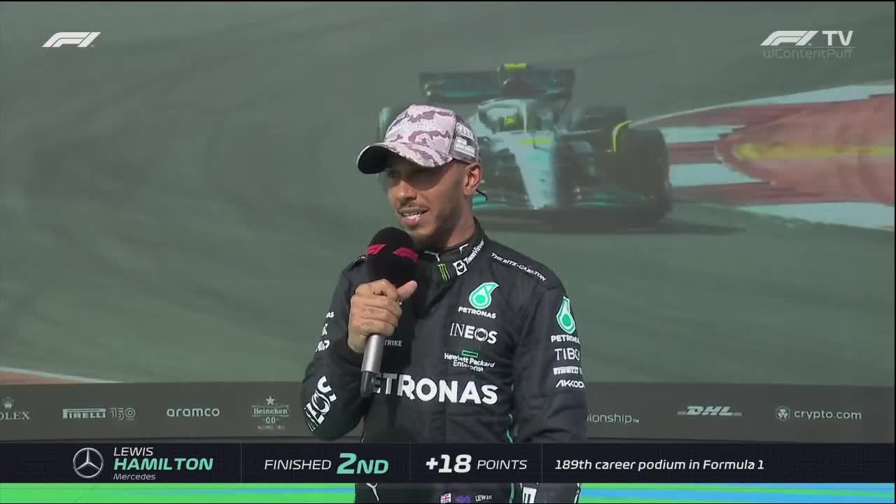 Lewis Hamilton Post Race Interview