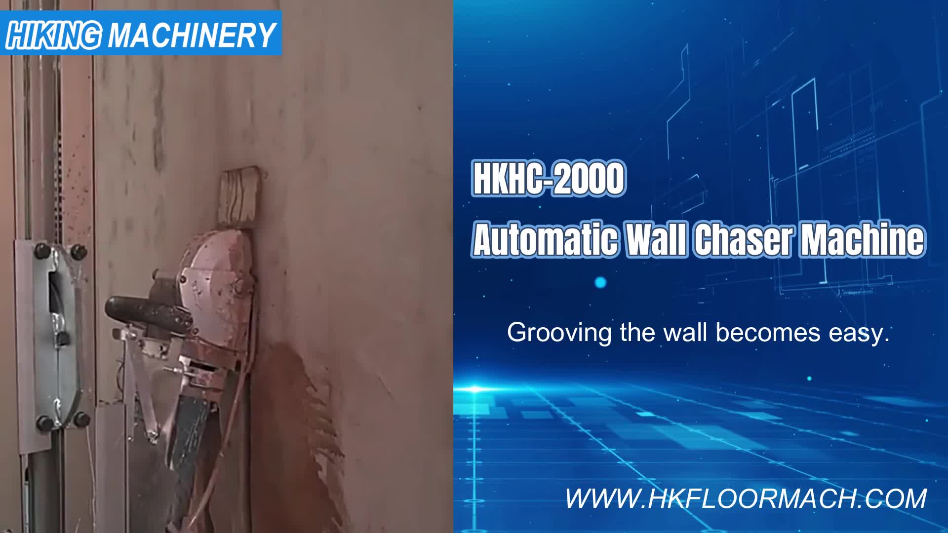 Watch HKHC-2000 Automatic Wall Chaser Machine | Streamable