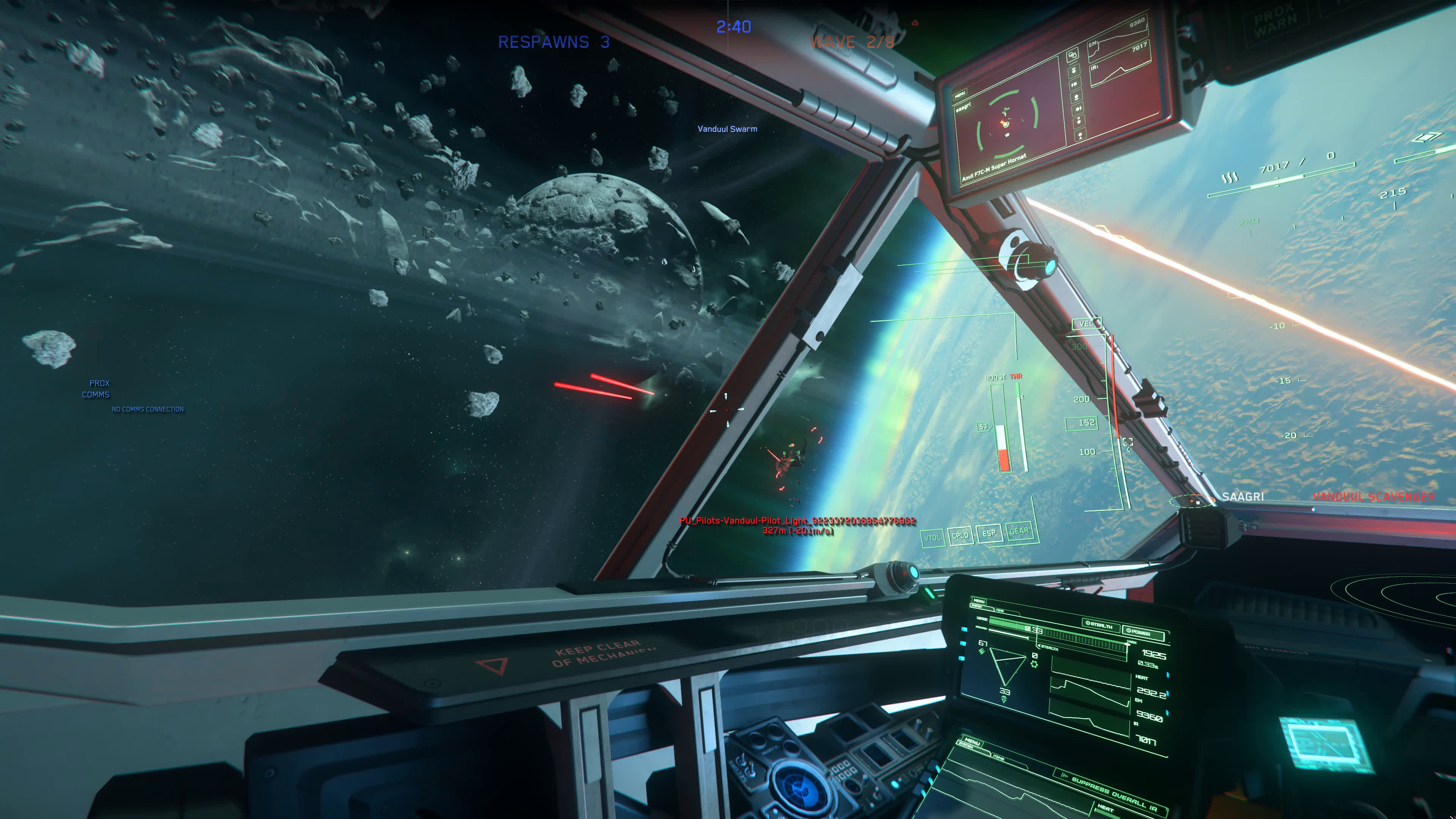 F7C Hornet Manual Gimballed Test