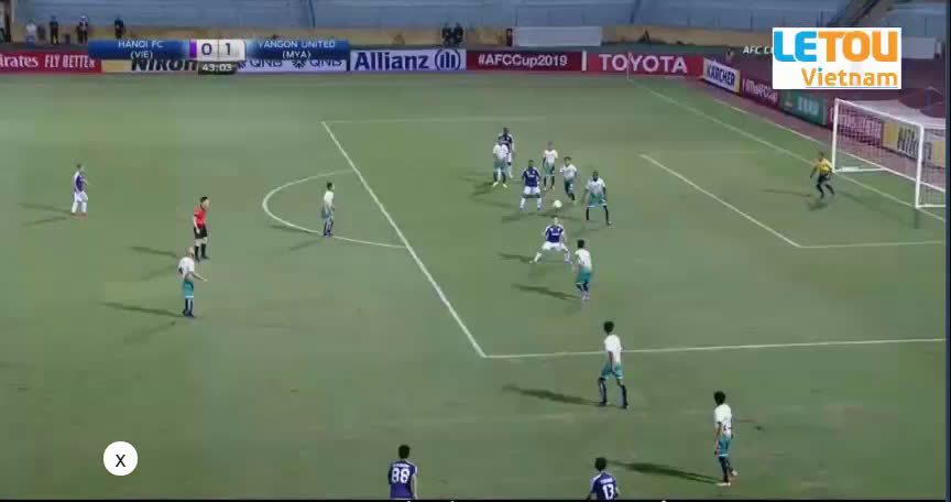 Samson's miss of the season vs Yangon Utd