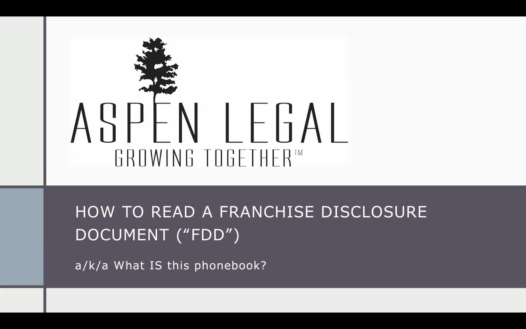 Watch How to read an FDD | Streamable