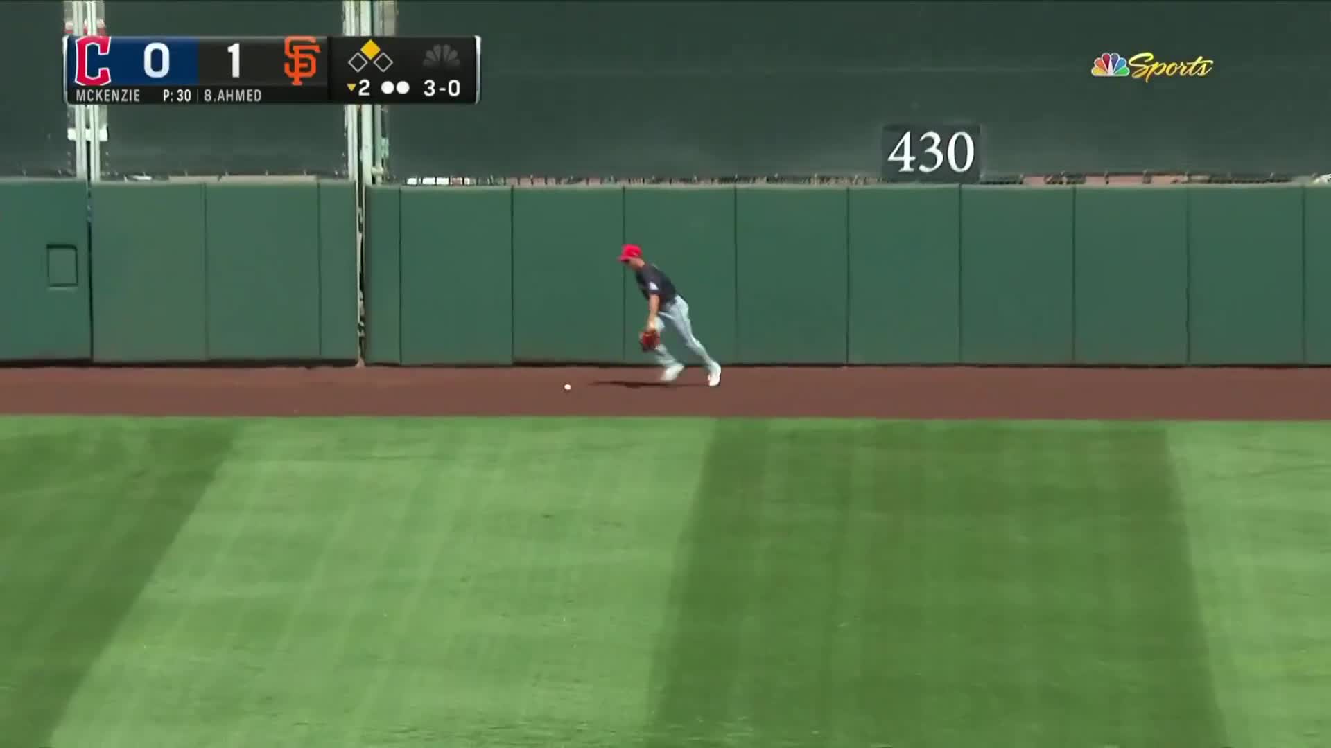 Watch SF Giants on NBCS - Nick Ahmed hustles out an RBI triple 🏃💨 | Streamable