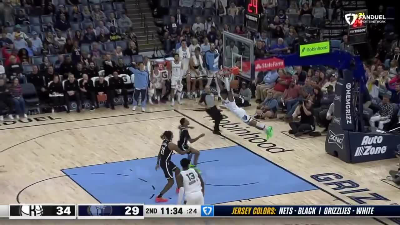 Watch eric - Did this Ja Morant dunk bounce off his head? | Streamable