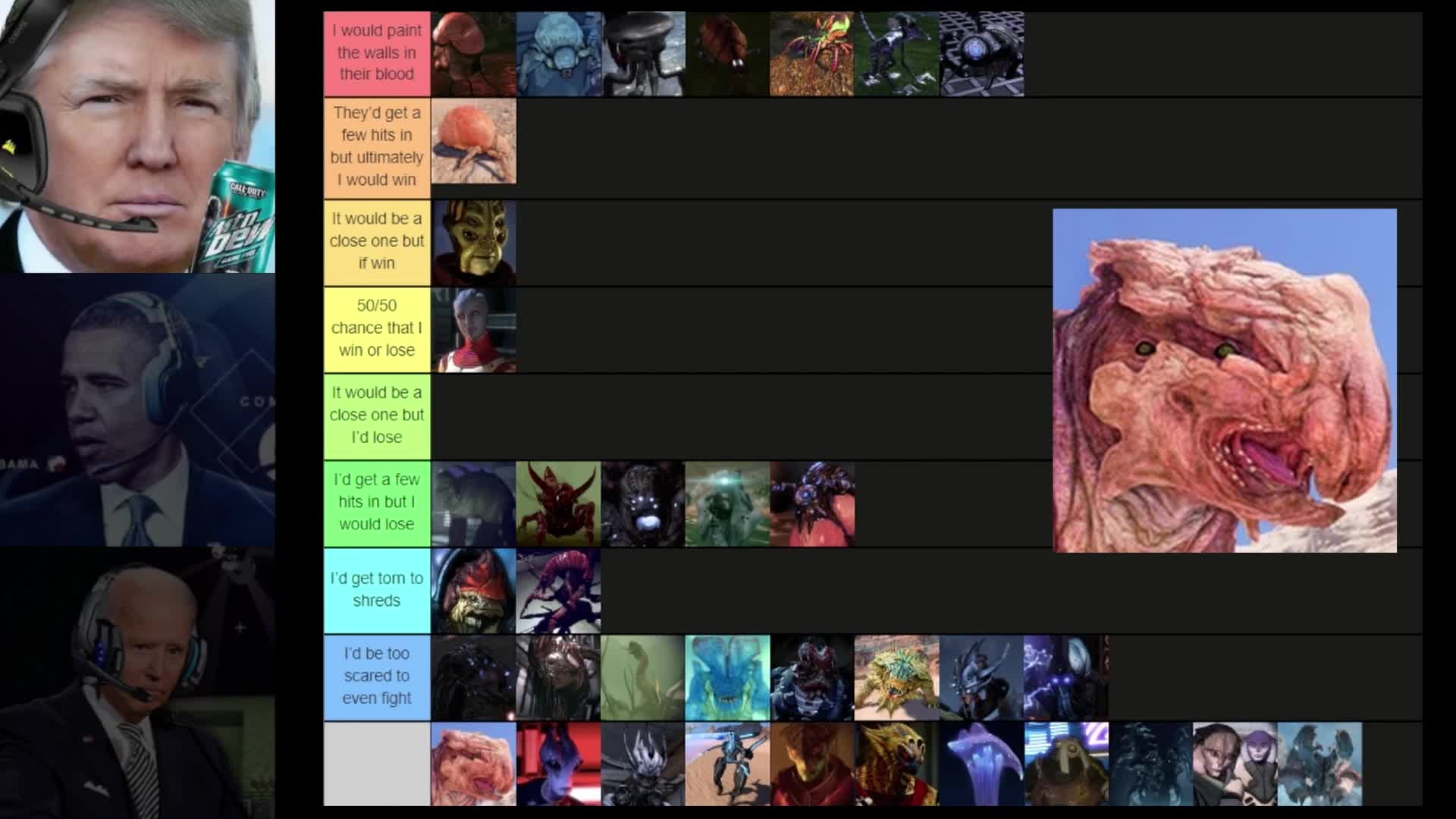 Watch Presidents Rank Aliens They Could Beat | Streamable