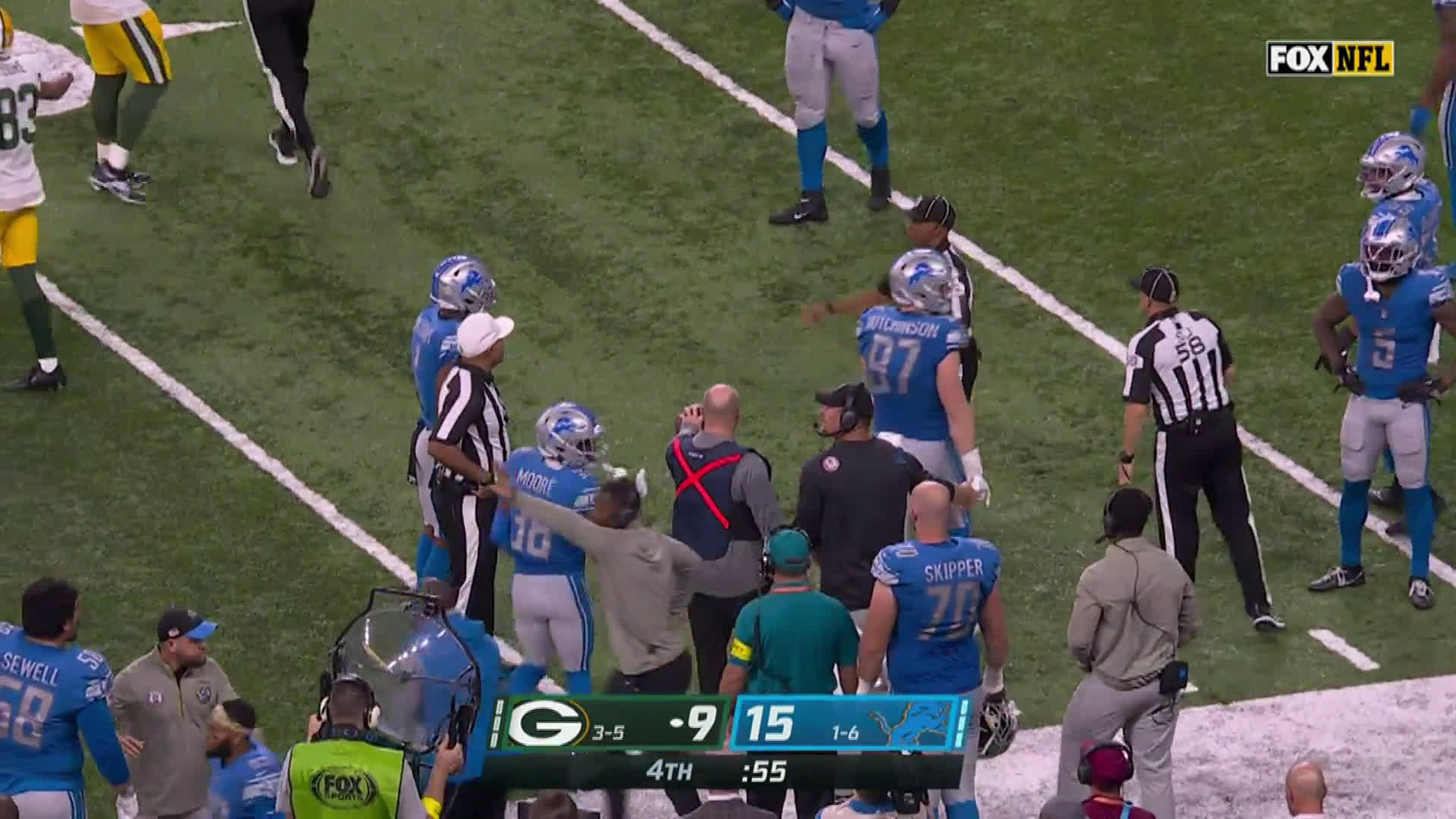 2022.09 GB-DET Packers fumble 2