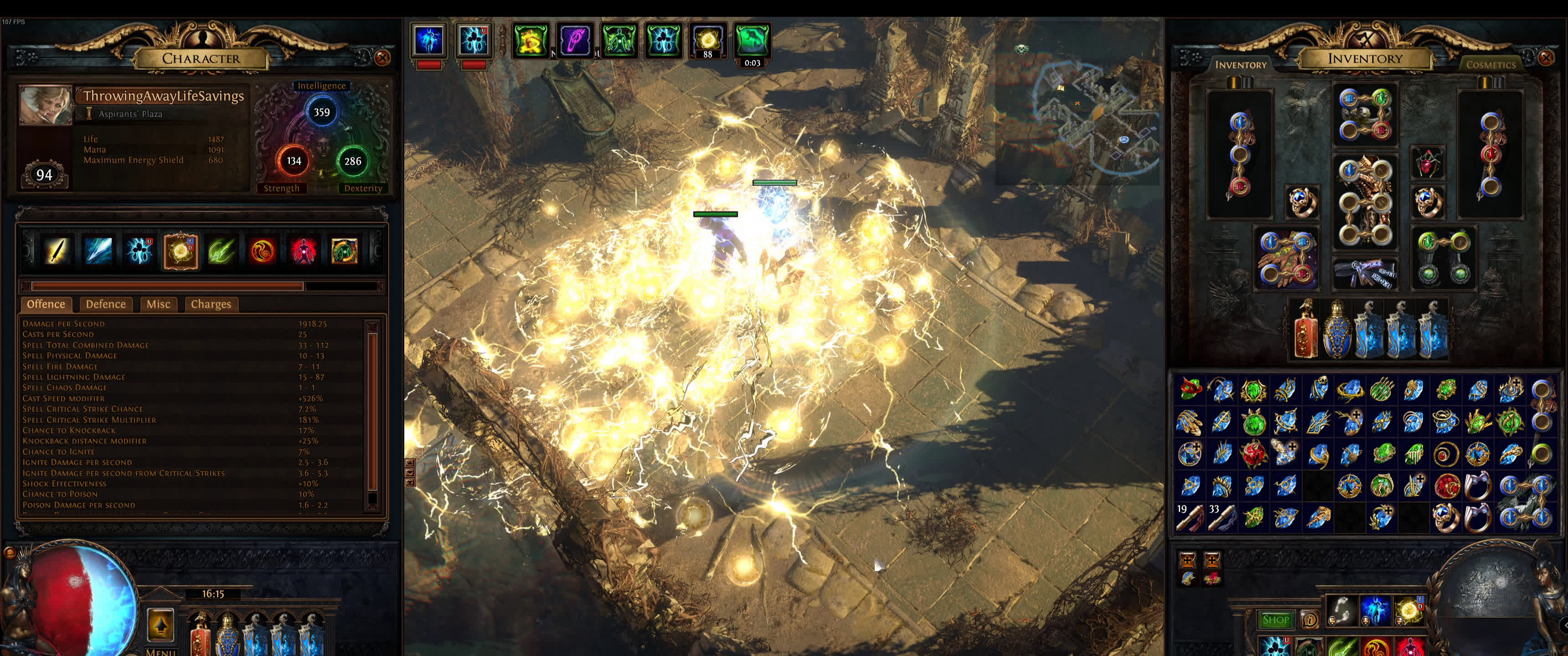 Storm Burst demonstration