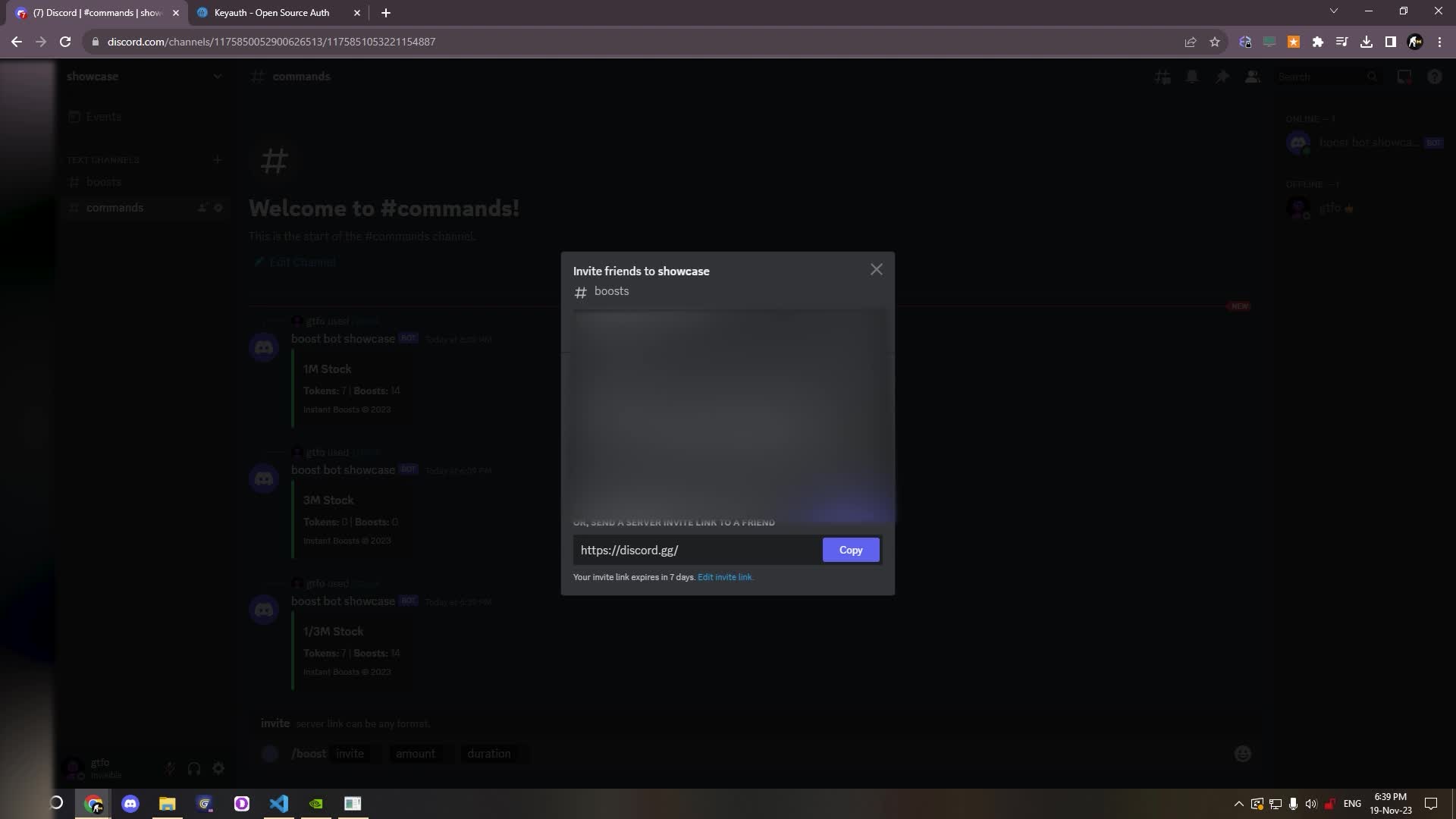 discord: gtfo | old format: gtfo#8650 | discord.gg/instantboosts ...