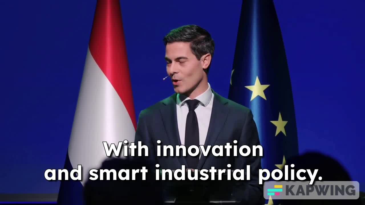 Watch Rob Jetten Rally for Europe 2025 | Streamable