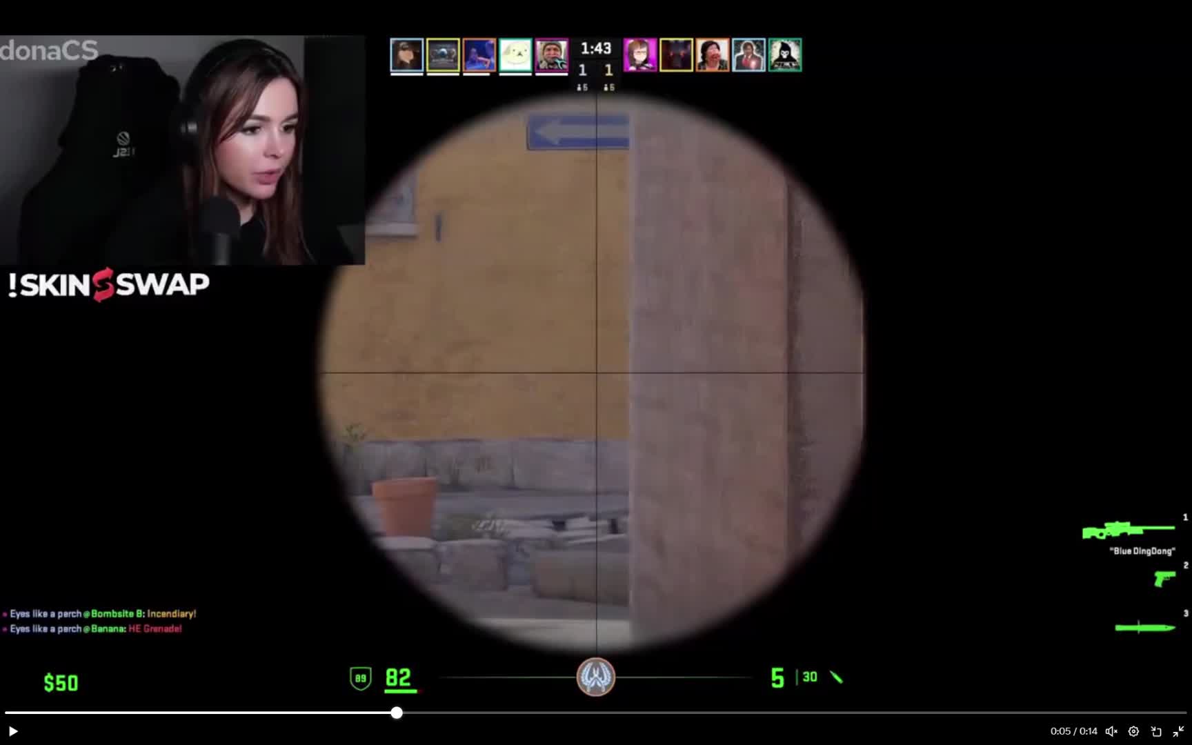 donacsgo edge lock - split second pause along wall-edge while her ...