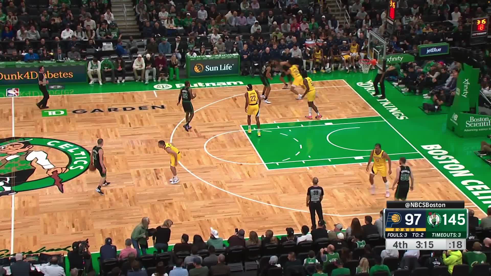 Corner stagger pin curl Banton