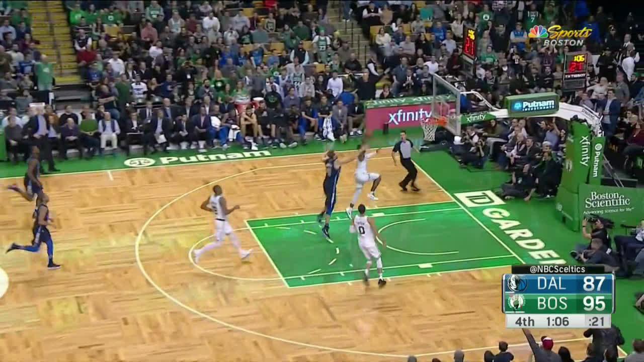 Terry Rozier III throws down the transition dunk and-1 to cap off the ...