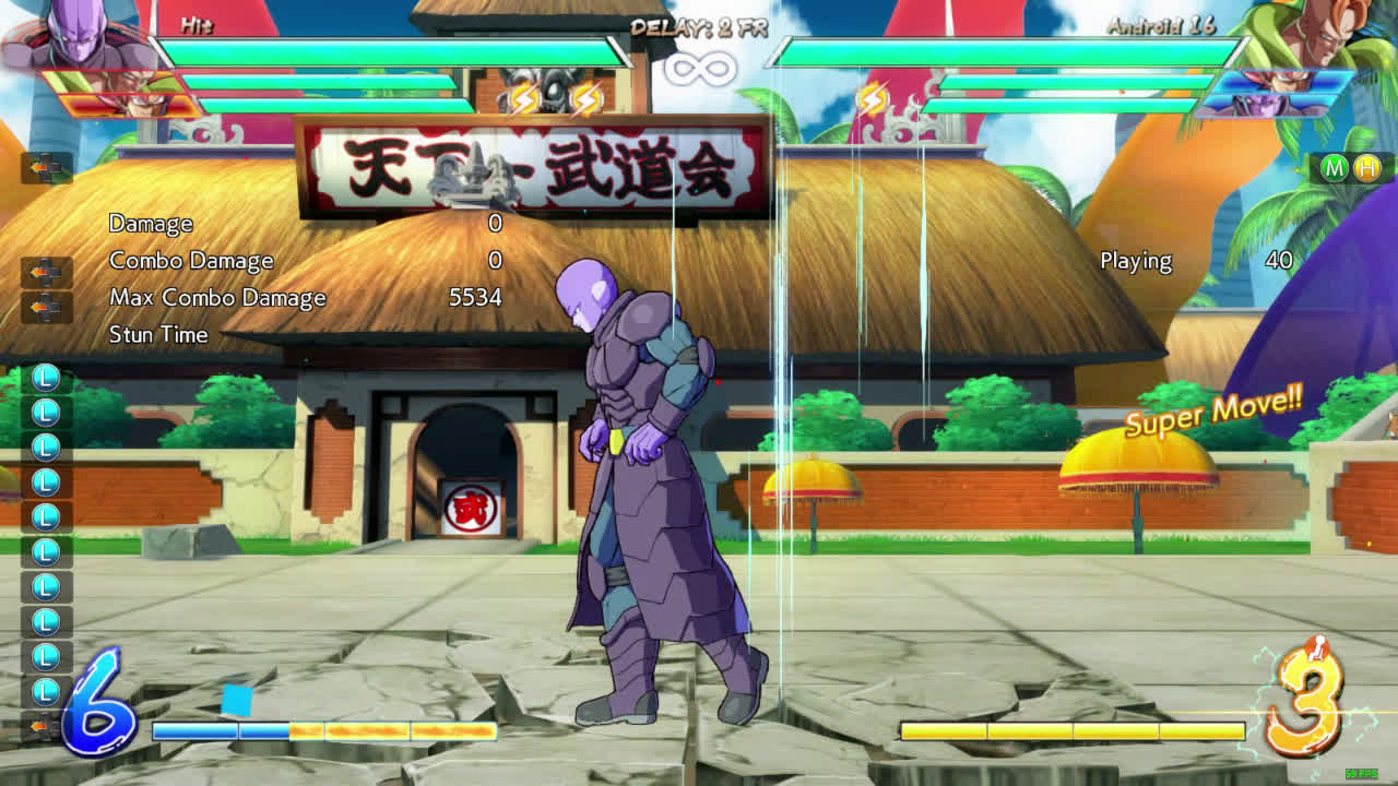 DBFZ Frame Data: Vanish (+2 on Block) [A16 7f 5L vs Hit 6f 5L]