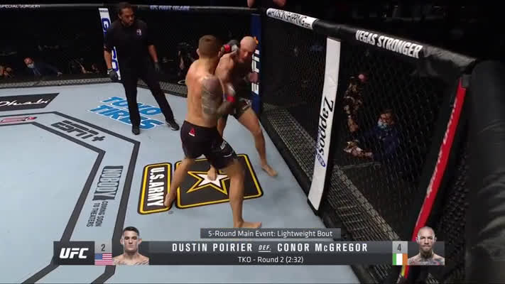 Conor Mcgregor getting knocked out cold UFC 257 - Best Angle