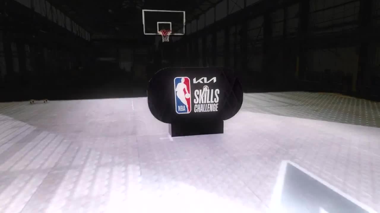 The NBA today unveiled the state-of-the-art full video LED court that ...