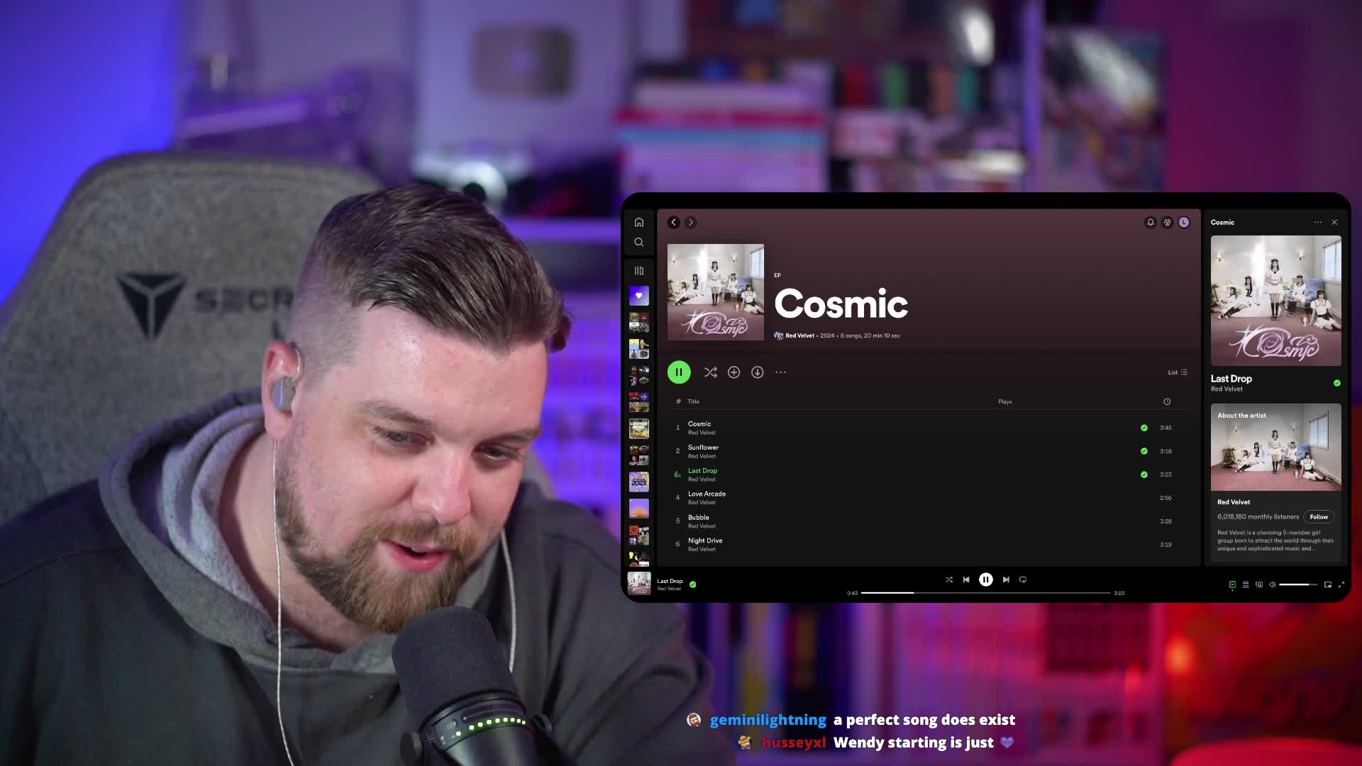 Watch RED VELVET Cosmic Album Listen | Streamable