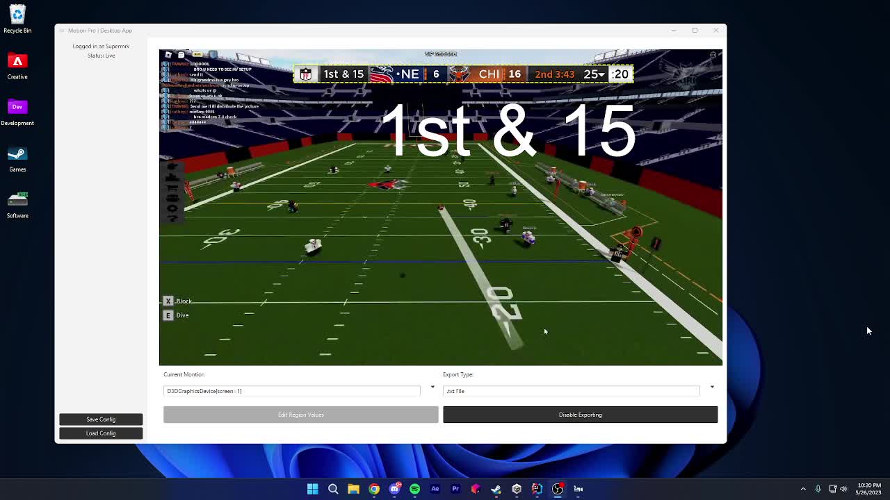 Trained Capture Example