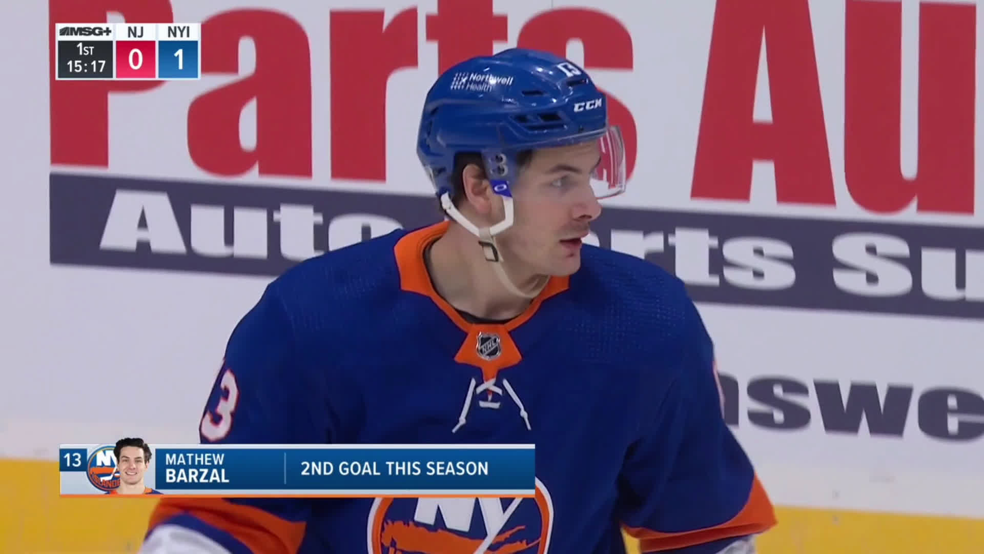 Barzal Goal 1-0