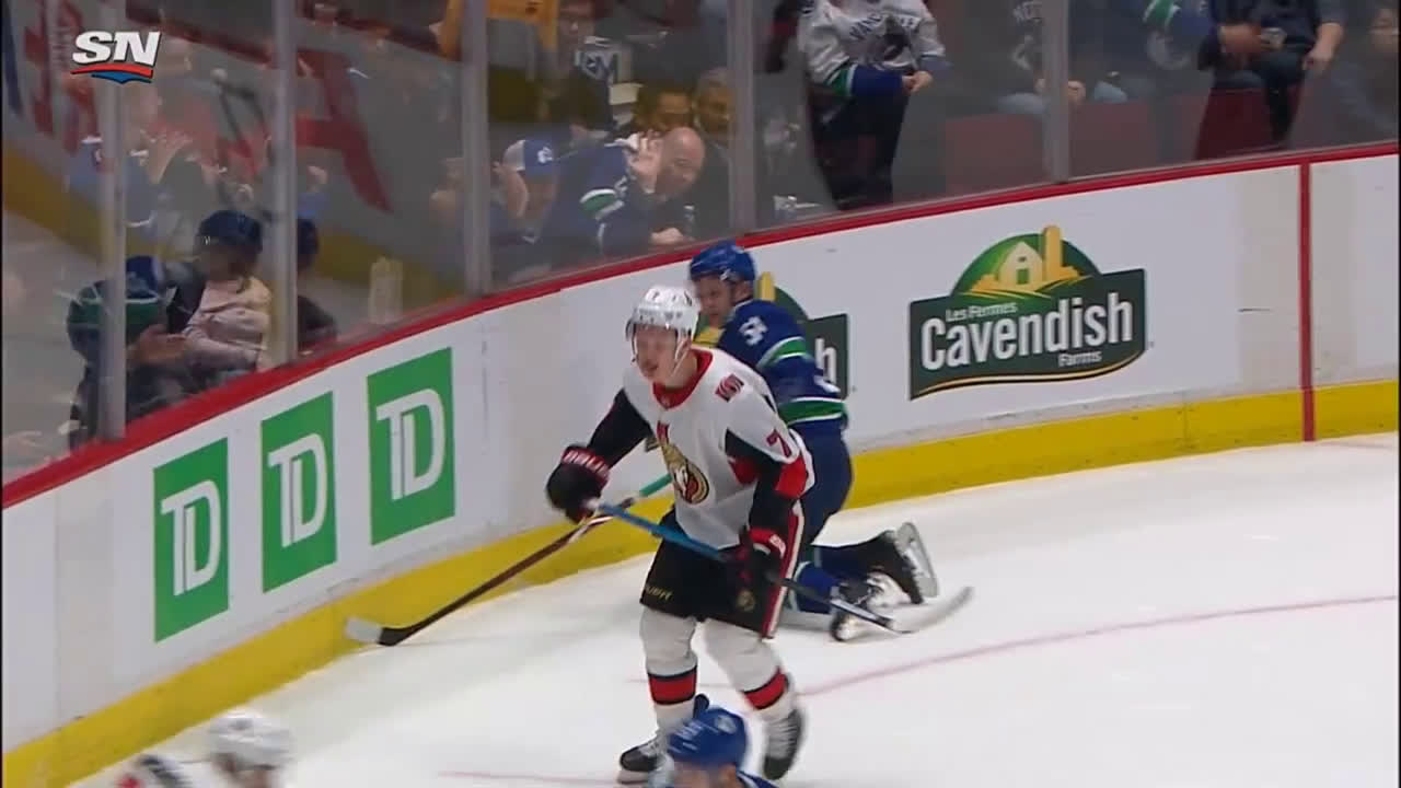 Tkachuk hit on Stecher