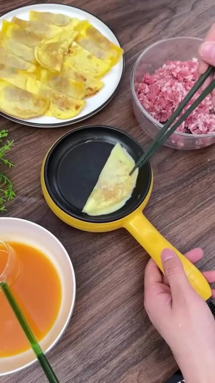 Watch Gift mini electric omelette pan double layer egg steamer multifunctional egg cooker egg ...