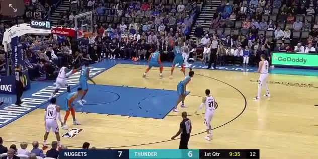 Watch Murray calculated cut and easy layup | Streamable