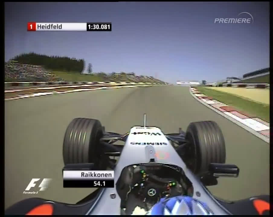 F1 European Grand Prix Nurburgring 2005 - Qualifying - Kimi Raikkonen Lap