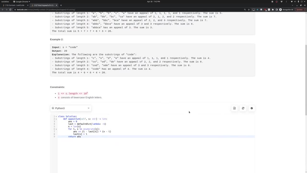 Watch Leetcode editor bug | Streamable