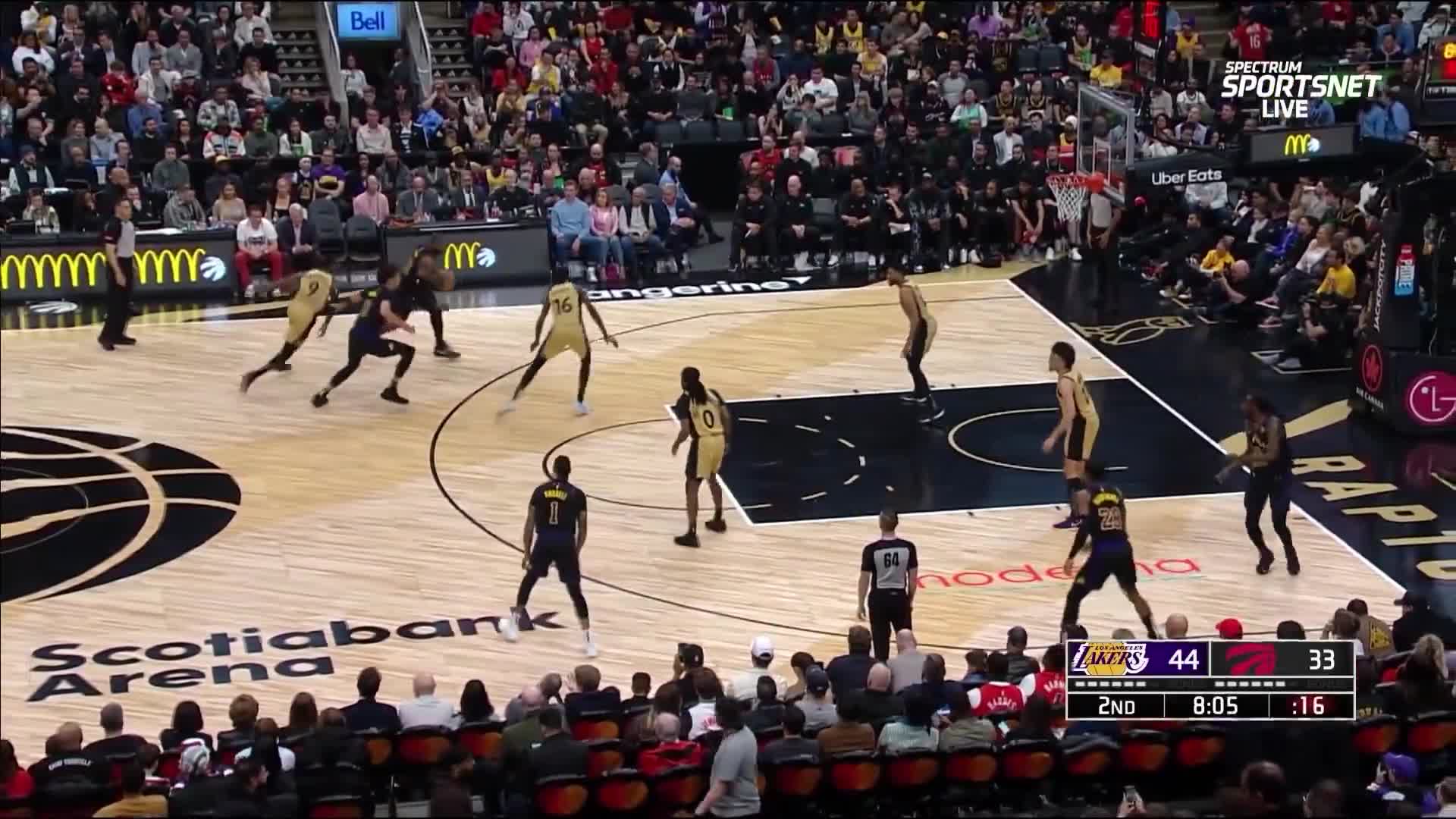 Watch LakeShow Highlights - Back to back left hand lay ups for LeBron ...