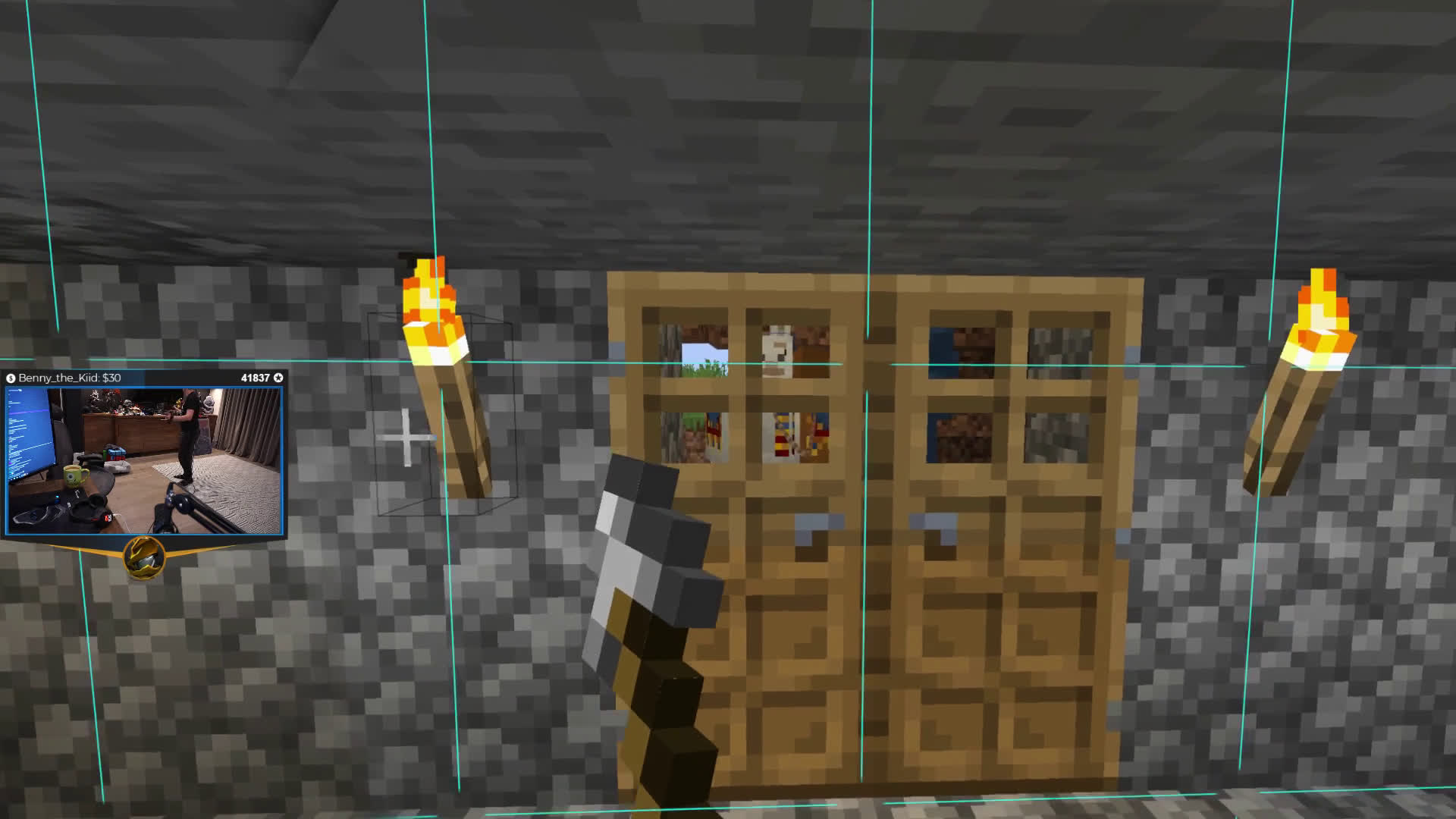 Shroud Stream Sniped in Minecraft