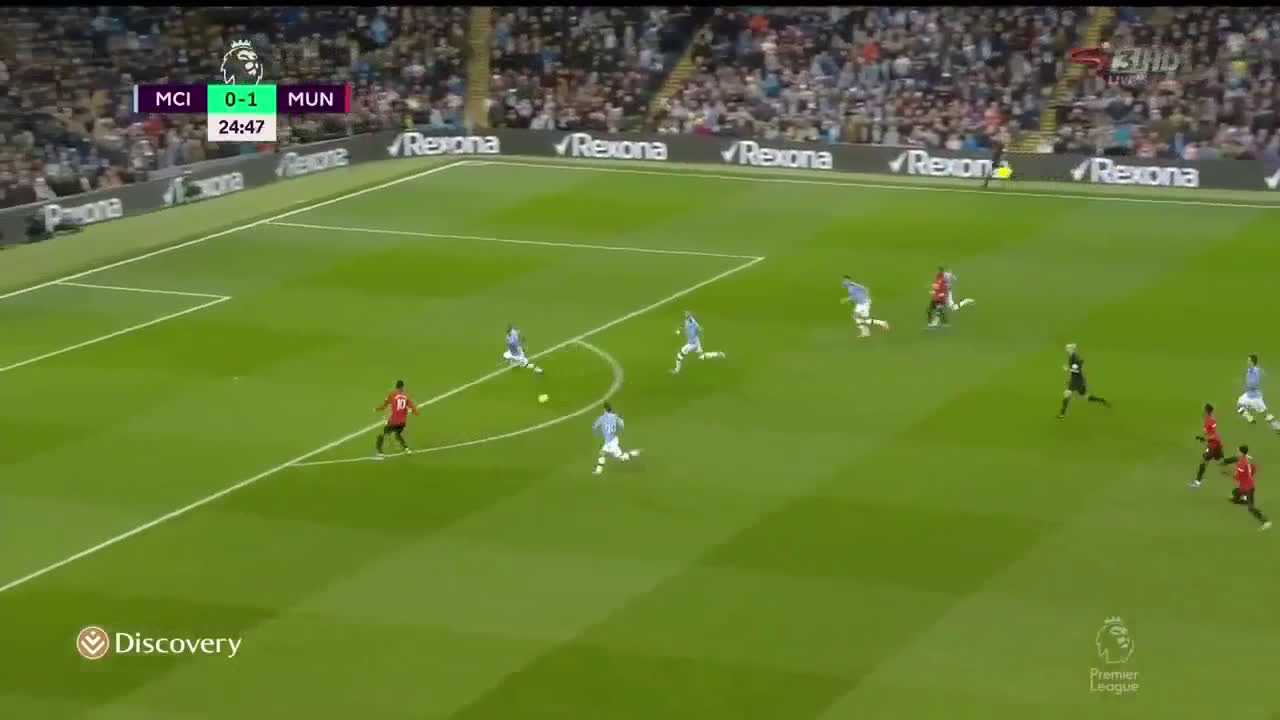 [HD] Manchester City 1-2 Manchester United Goals & Highlights