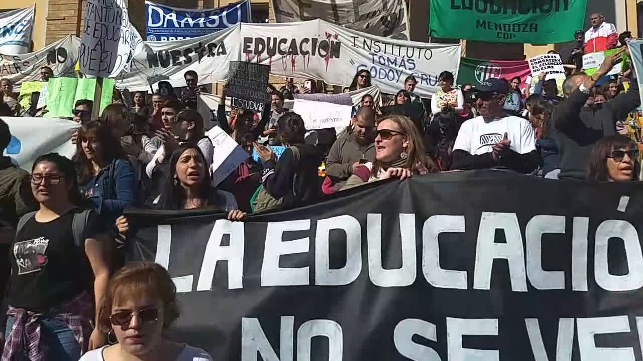 Marcha docentes video