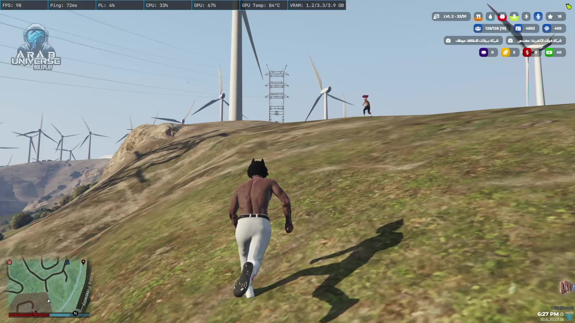 FiveM® by Cfx.re - [1] AU₰ Arab Universe RP discord.gg_HMC2fBG 2023-06 ...