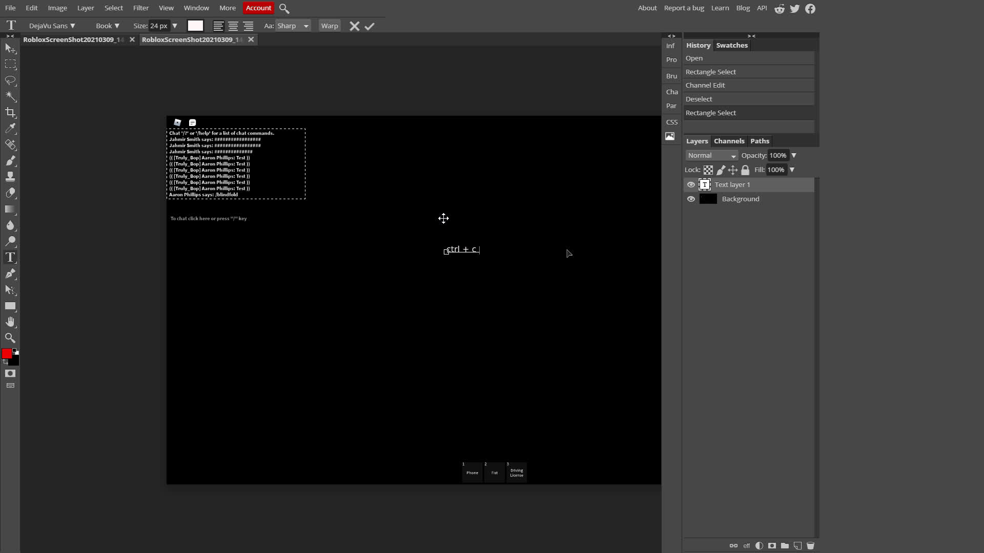 Watch how to make screens with photpea | Streamable