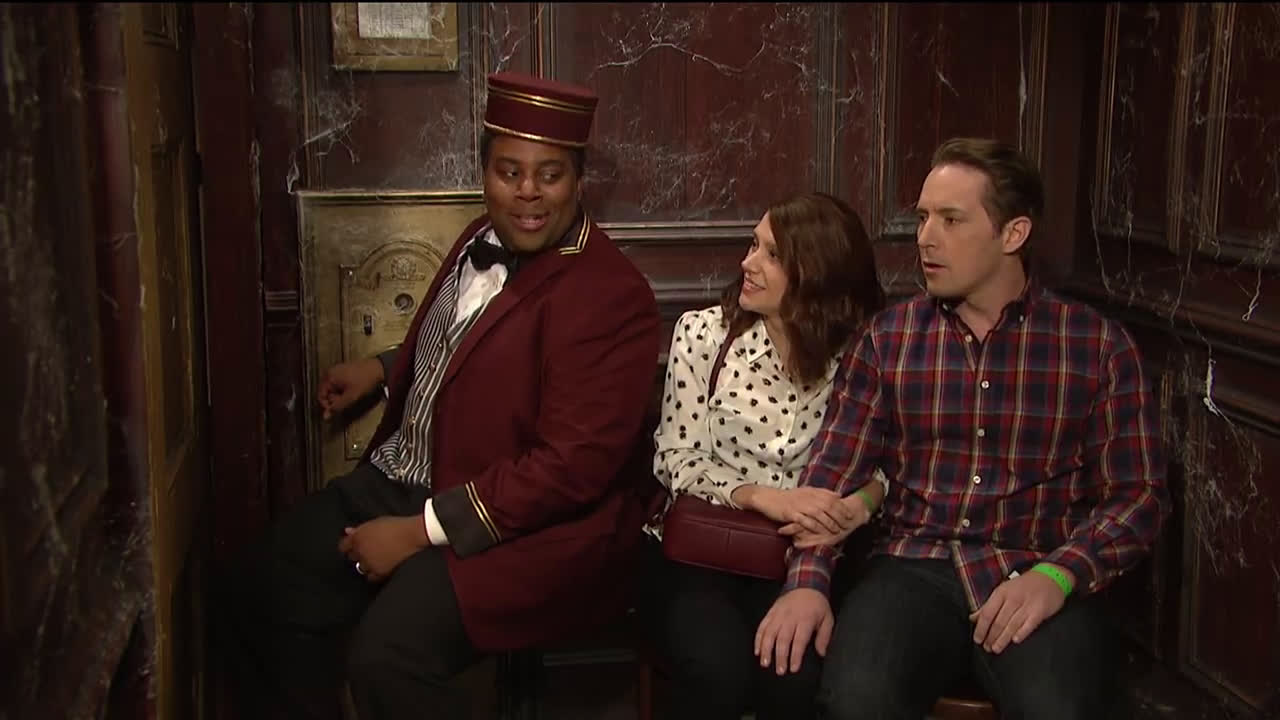 Watch Haunted Elevator (ft. David S. Pumpkins) - SNL | Streamable