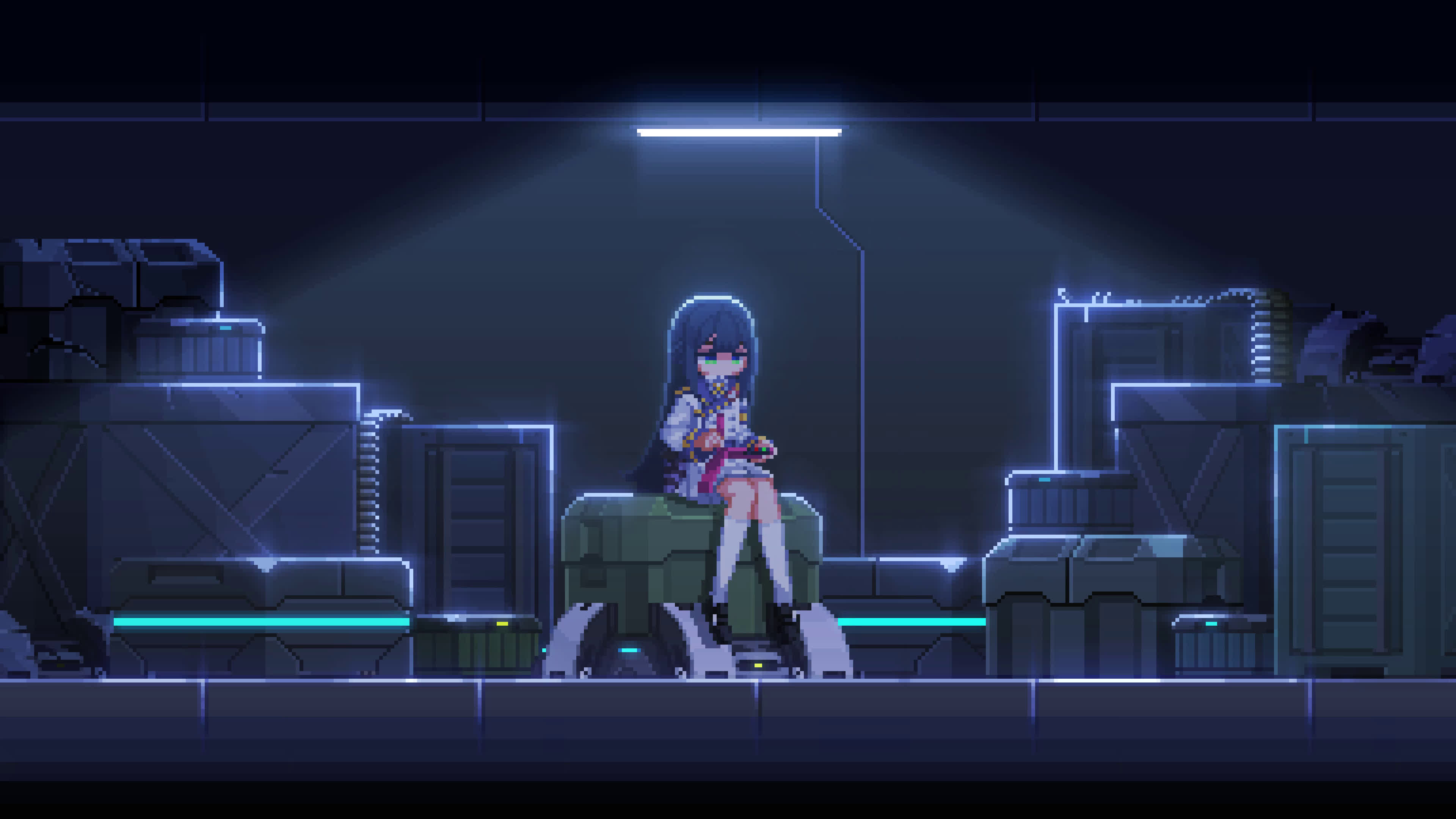 Watch Andvari Pixel Anime 4K Animated Wallpaper | Streamable