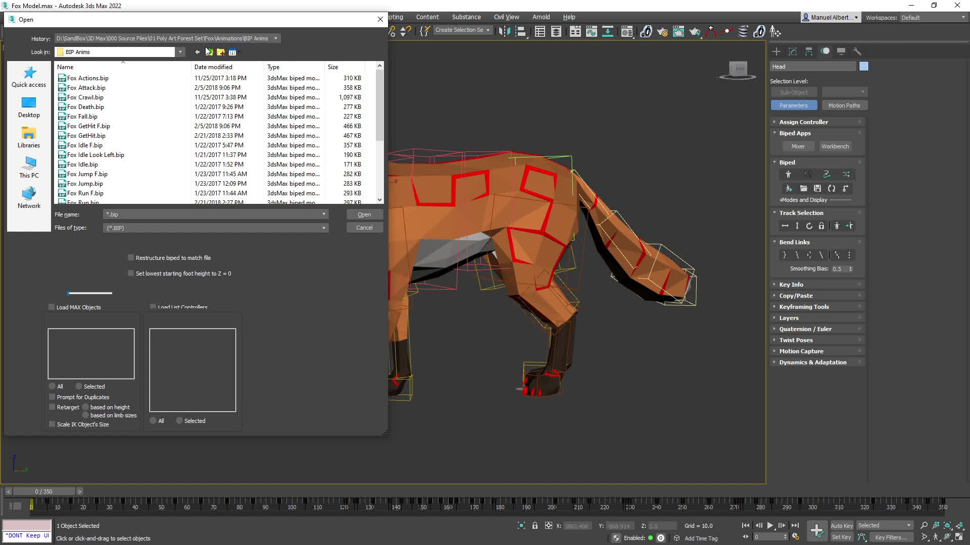 Open BIP files in a Max Project