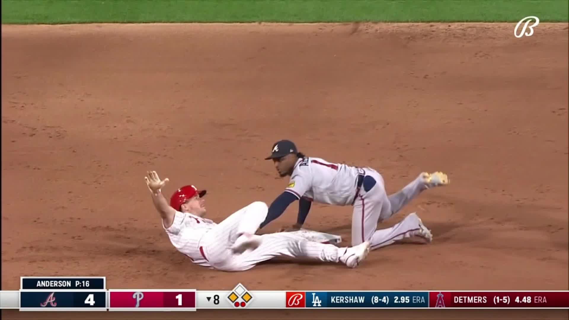 Watch JT Realmuto tries to stretch a single into a double with the ...