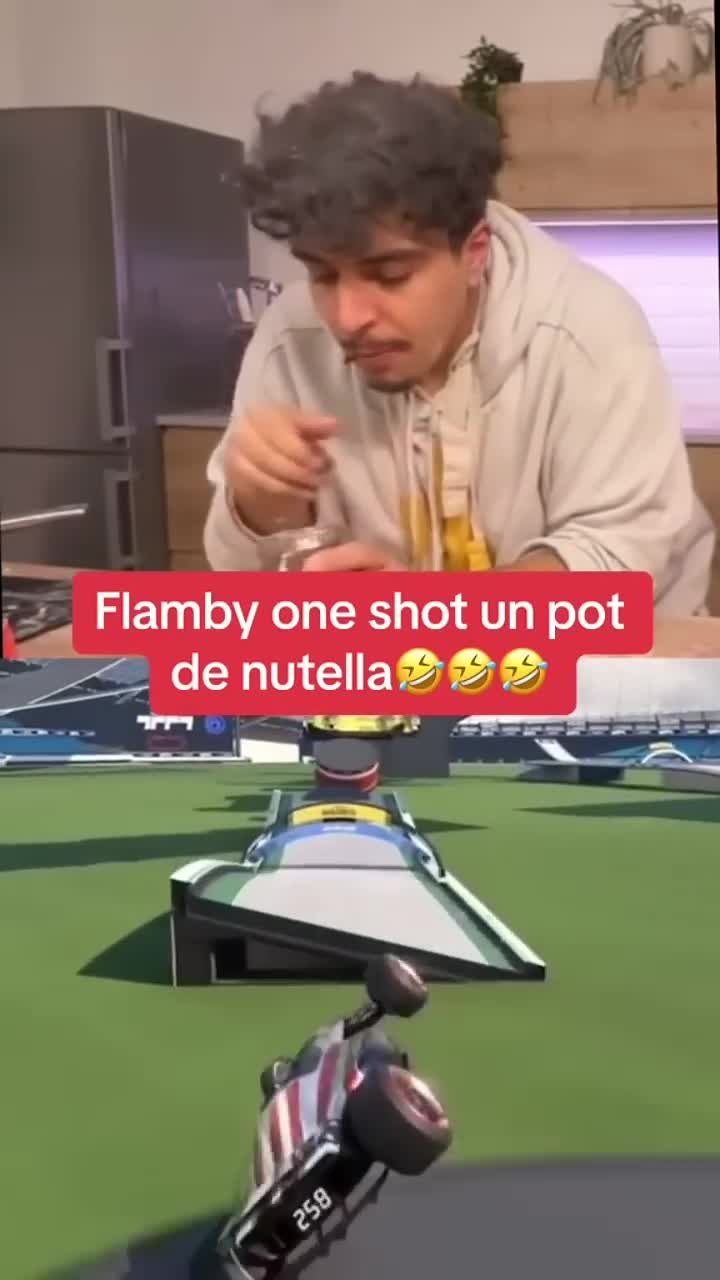 Watch Flamby one shot un pot de nutella🤣🤣🤣 #Flamby #Helydia #Byilhan #nutella #meme #squeezie # ...