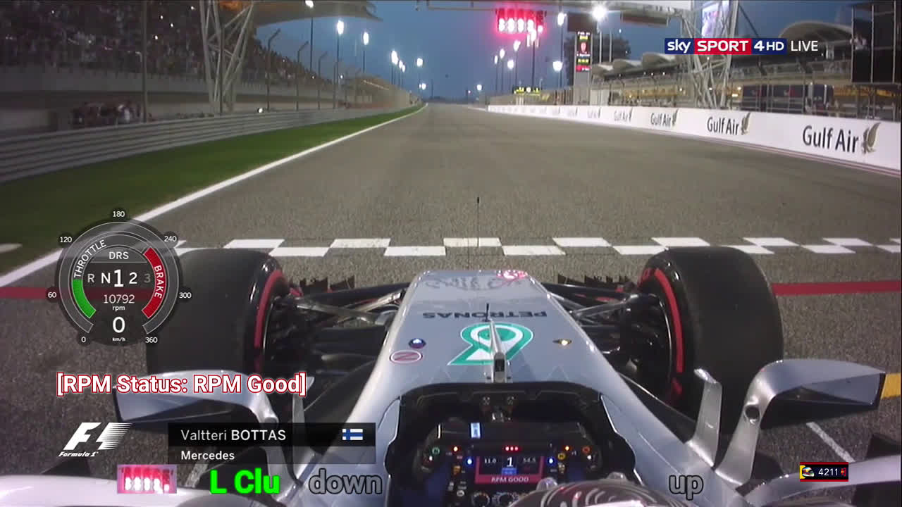 Annotated wheel adjustments: Race first lap procedures, Valtteri Bottas ...