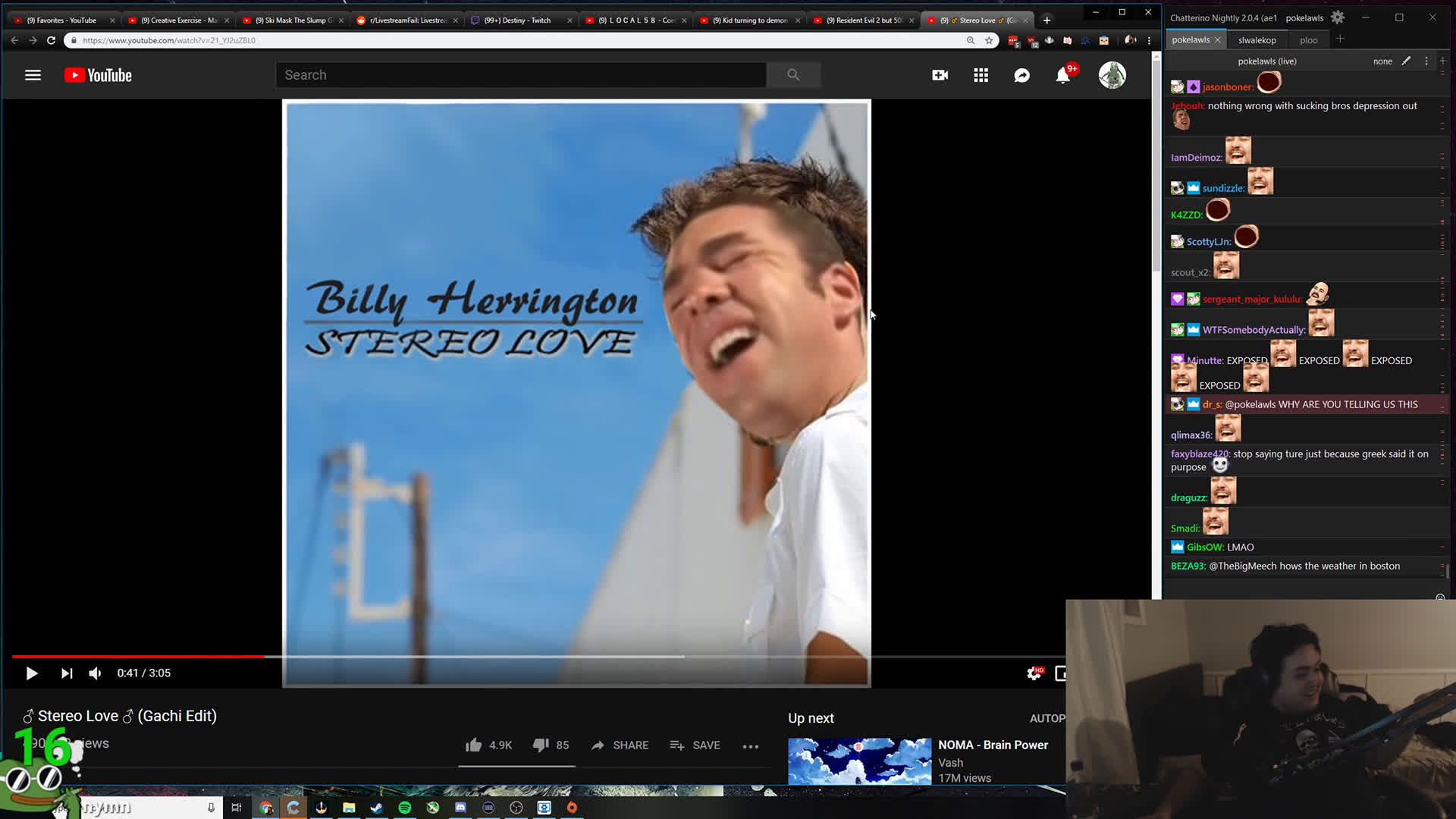 Pokelawls reminisces over his first BJ with his girlfriend Ploo