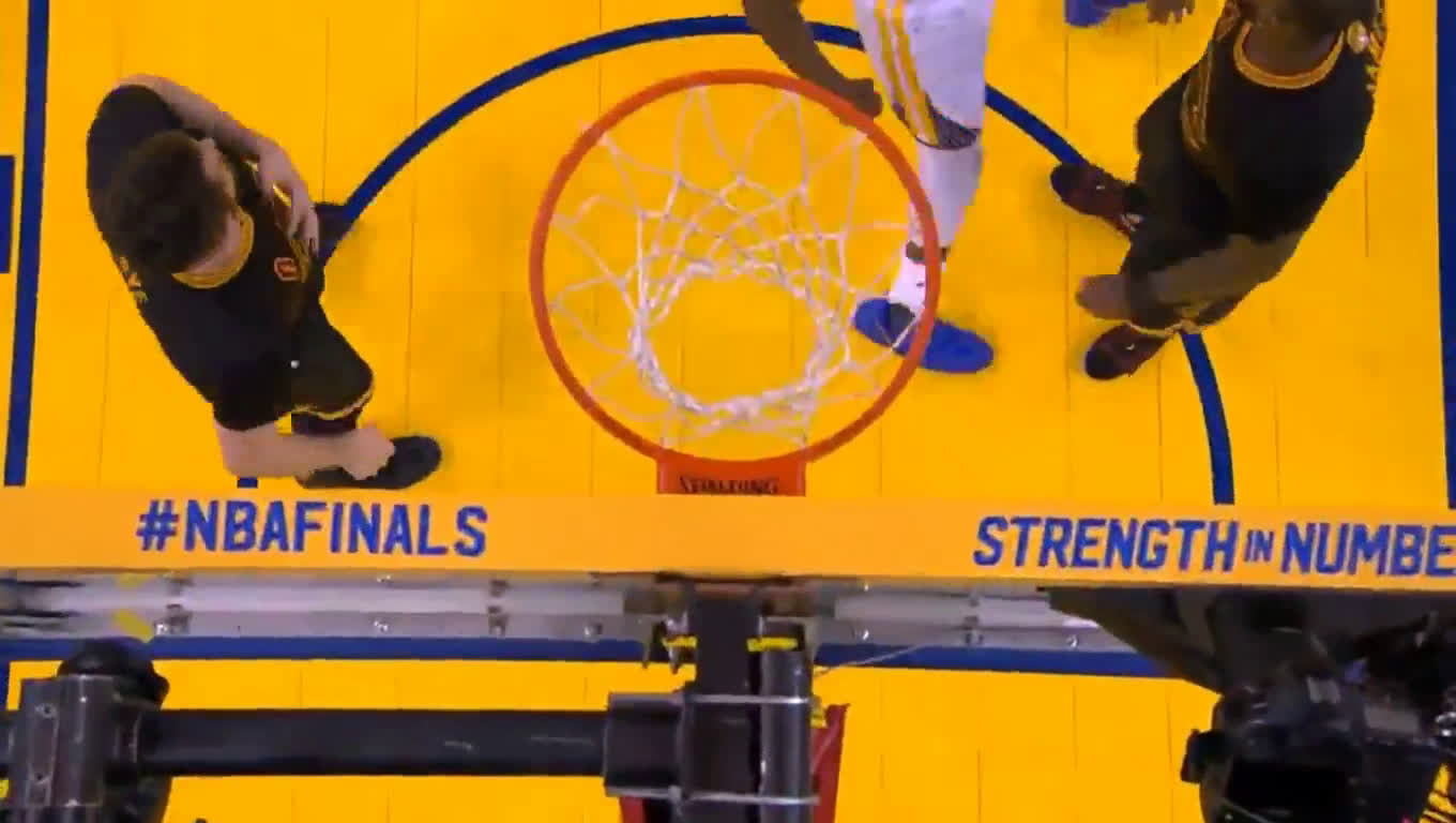 Watch Durant and Iggy force an Irving turnover and Iguodala slams it off the fast break with ...