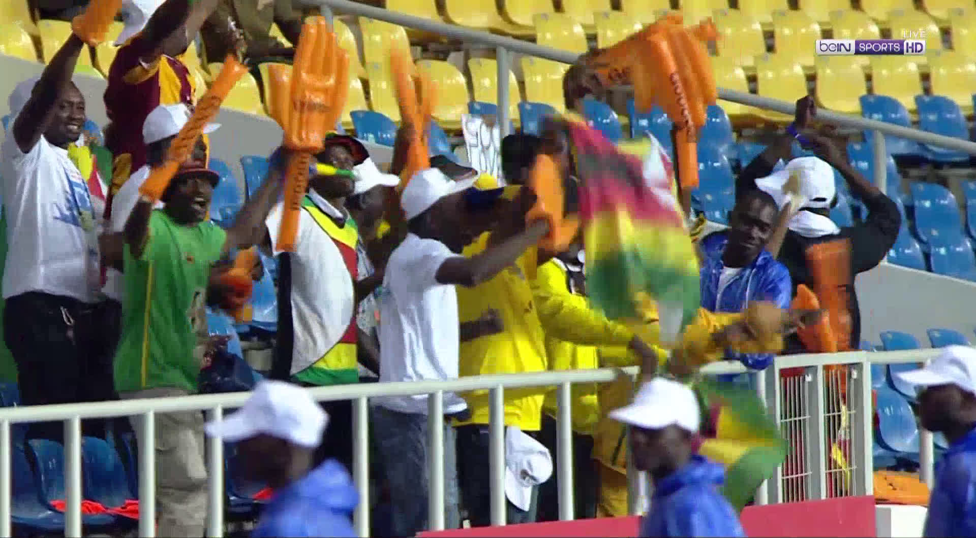 AFCON 2017 - Monday Jan. 23 2017 - Knowledge Musona (Zimbabwe) Goal vs ...