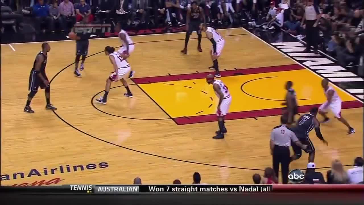 UNREAL_ LeBron James JUMPS OVER John Lucas III for the Alley-Oop Dunk ...